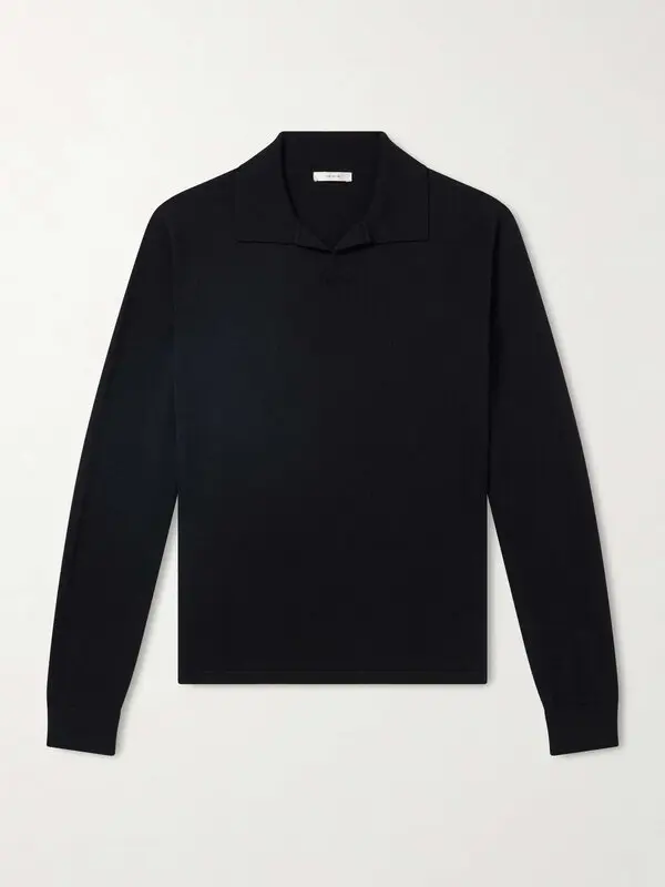THE ROW Hilford Cashmere Polo Shirt