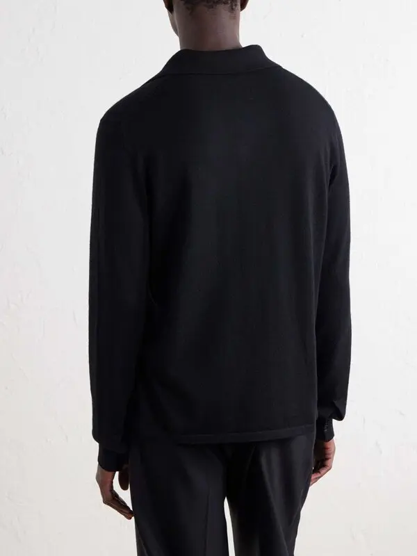 THE ROW Hilford Cashmere Polo Shirt