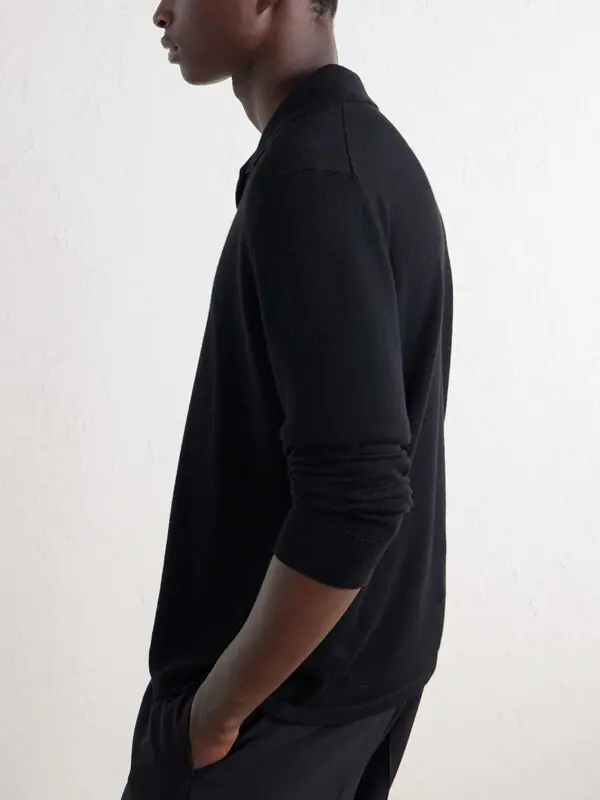 THE ROW Hilford Cashmere Polo Shirt