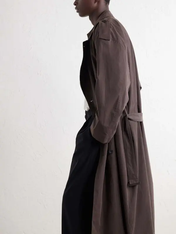 THE ROW Marcia Brushed Twill Trench Coat