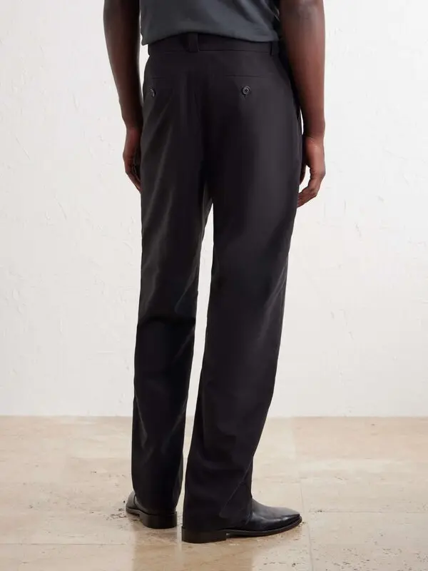 THE ROW Ottis Straight-leg Virgin Wool-twill Trousers