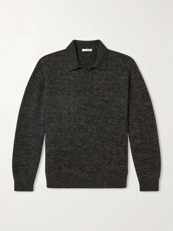 THE ROW Fahey Cashmere Polo Shirt