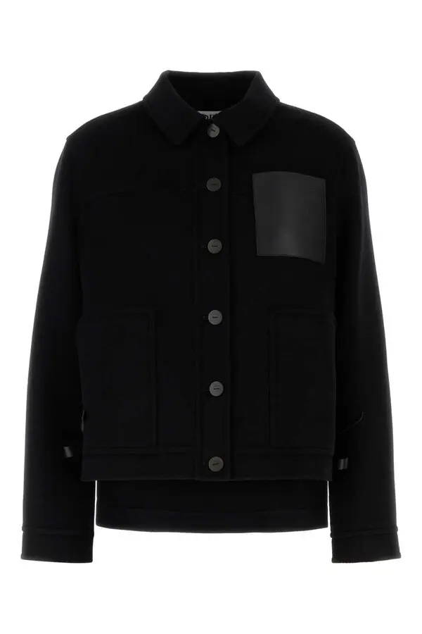 Loewe Flannel Jacket - Black