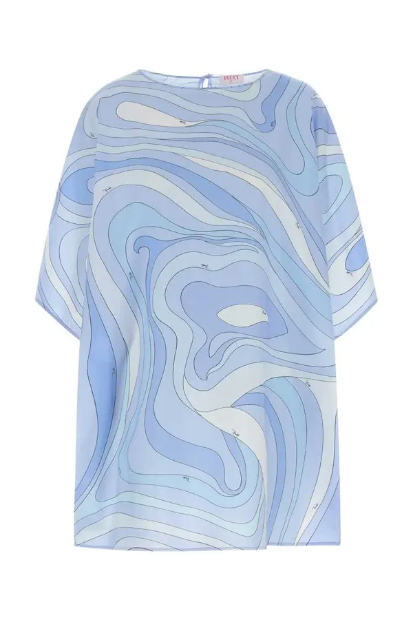 Emilio Pucci Printed Poplin Kaftan