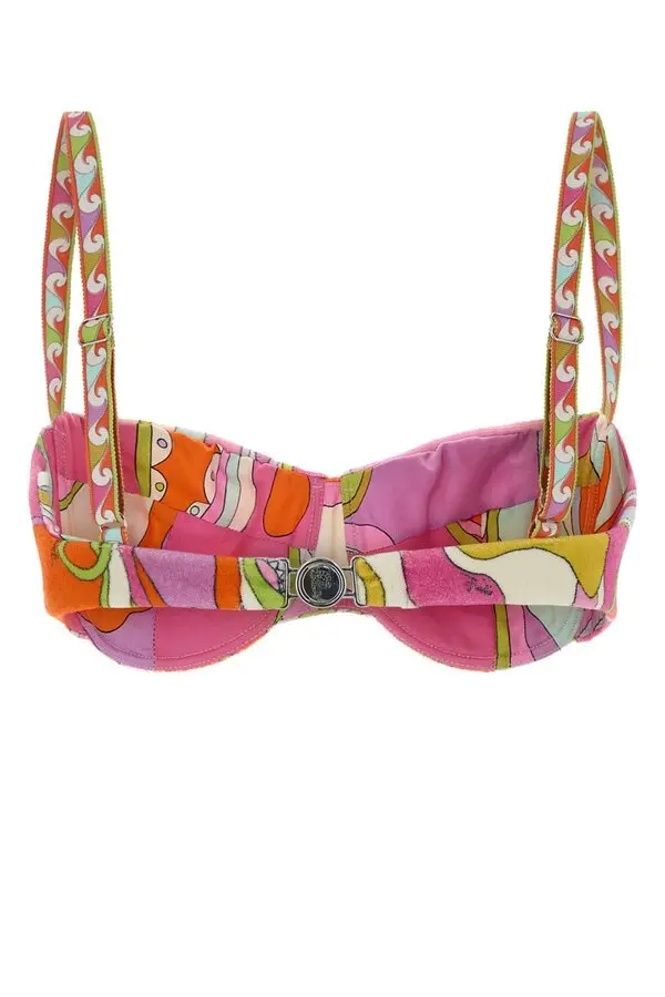 Emilio Pucci Printed Terry Fabric Crop-top - Multicolor