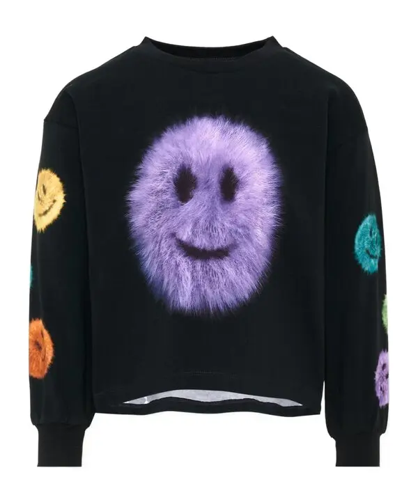 MOLO Reniza Smiley-print Long-sleeve T-shirt