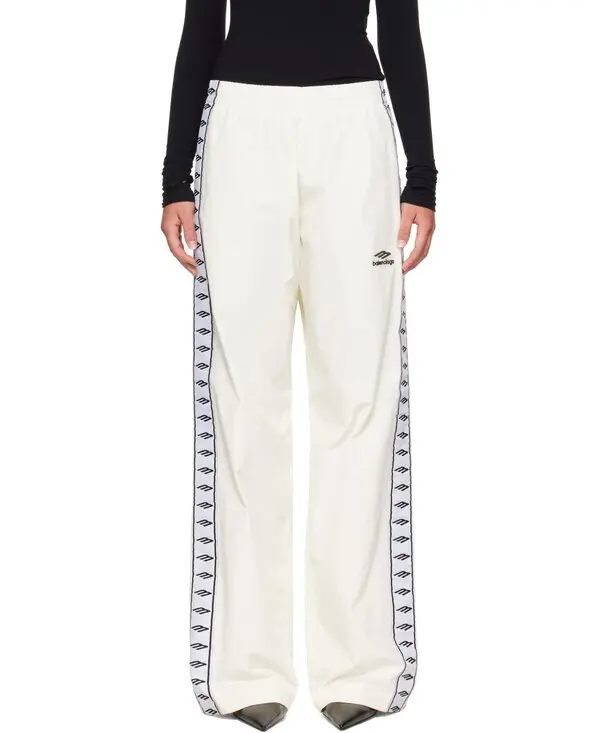 Balenciaga Straight-leg Drawstring Track Pants - Ivory