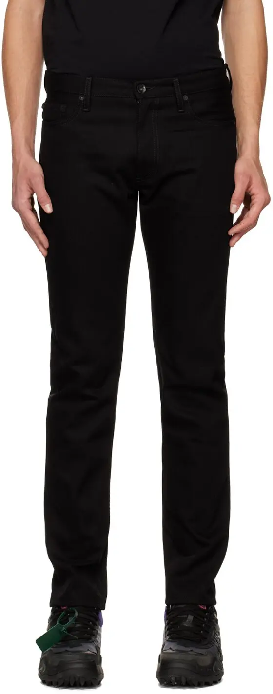 Off-White Arrows Printed Straight Leg Jeans