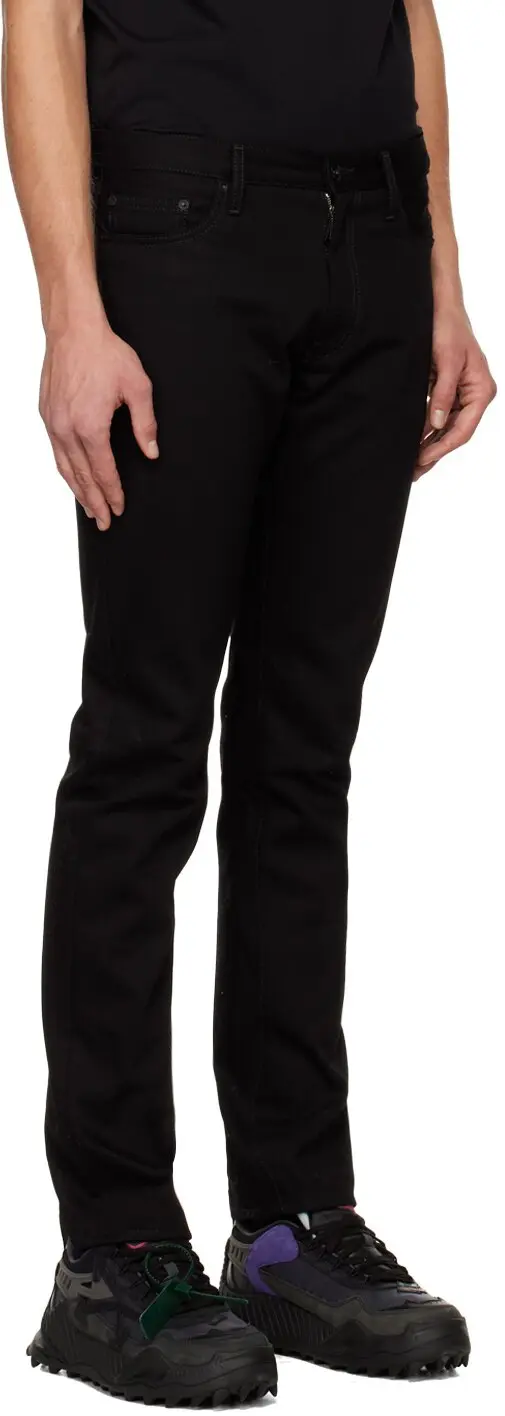 Off-White Arrows Printed Straight Leg Jeans