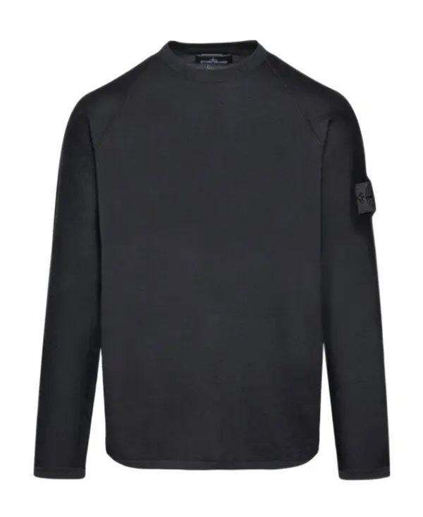 Stone Island Logo-patch Long-sleeved Jumper