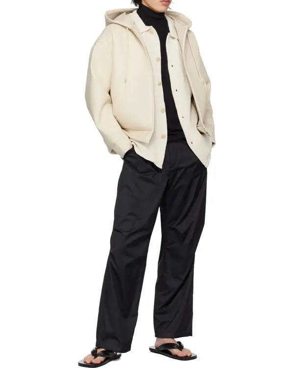 Auralee Straight-leg Satin Trousers