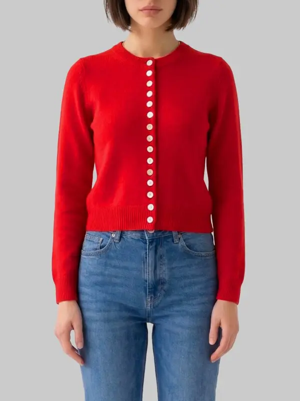 Celine Twinset Cardigan In Heritage Cashmere