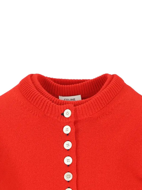 Celine Twinset Cardigan In Heritage Cashmere