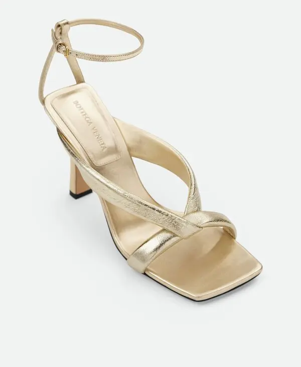 Bottega Veneta Riva Strapped Heeled Sandals