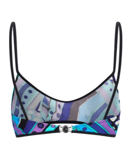 Emilio Pucci Vivara-print Balconette Bikini Top