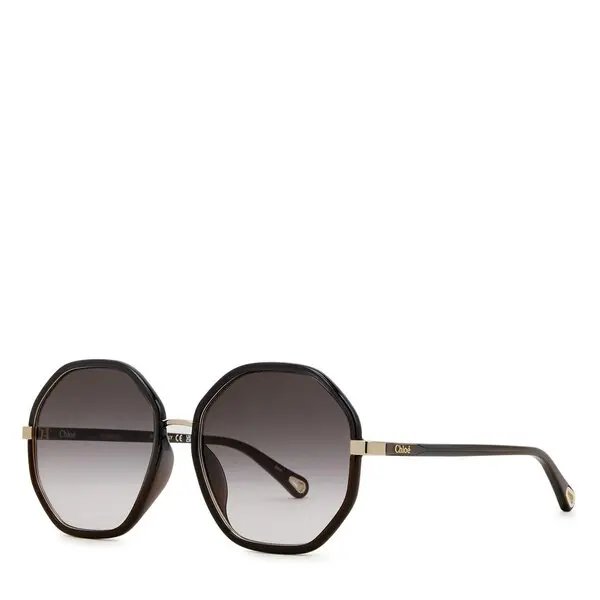 Chloé Polygonal Gradient Lens Sunglasses