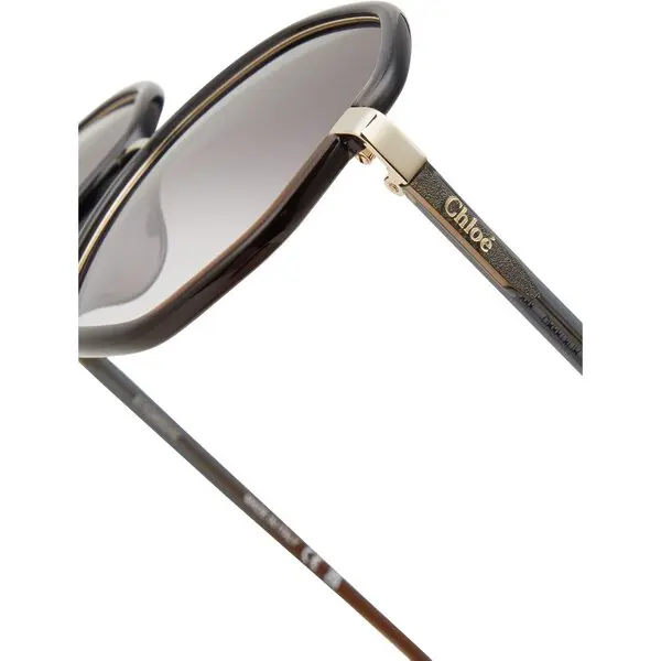 Chloé Polygonal Gradient Lens Sunglasses