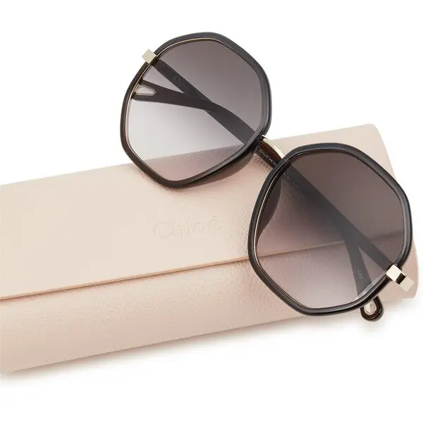Chloé Polygonal Gradient Lens Sunglasses