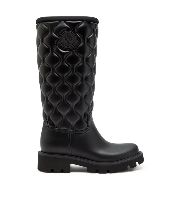 Moncler Rubber Knee-high Wellington Boots