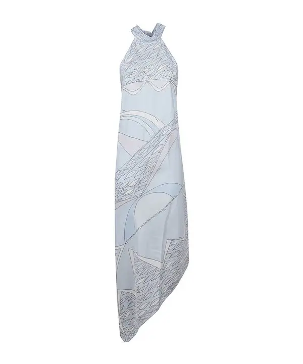Emilio Pucci Printed Halter Maxi Dress