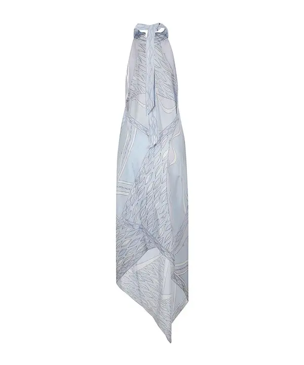 Emilio Pucci Printed Halter Maxi Dress