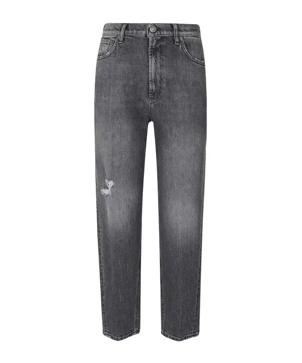 DONDUP Tapered Distressed Jeans