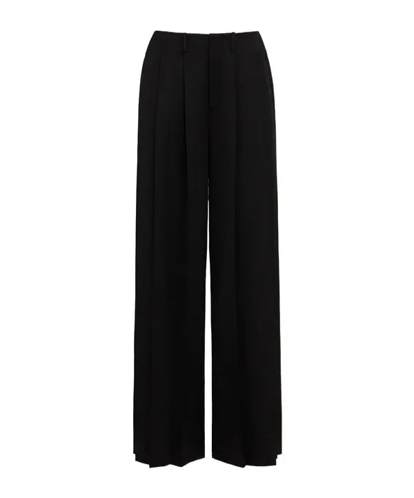 Giuseppe Di Morabito Wool Wide Pants - Black