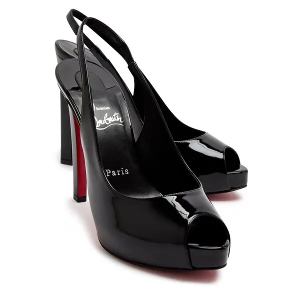 CHRISTIAN LOUBOUTIN Patent Leather Sandals