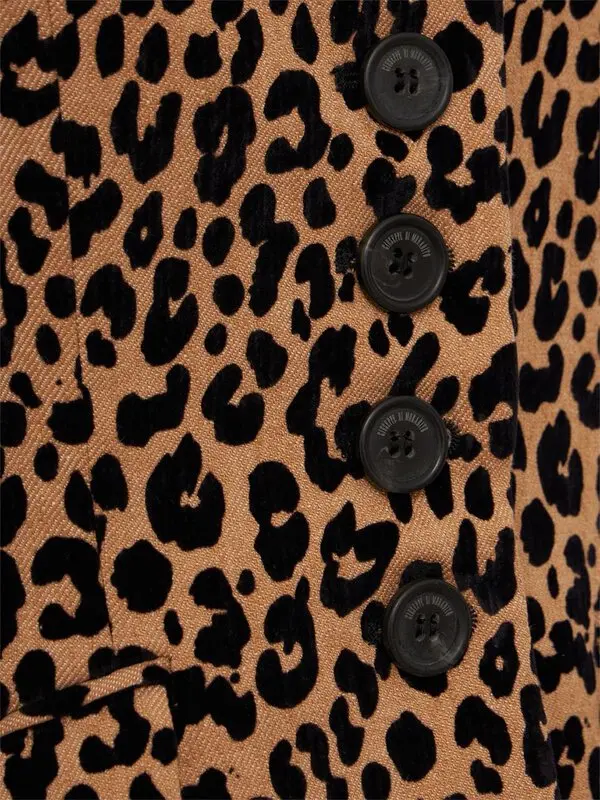 Giuseppe Di Morabito Printed Poly Blend Vest