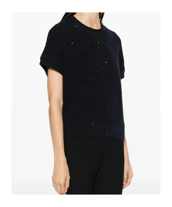 Peserico Embroidered And Sequined Sweater