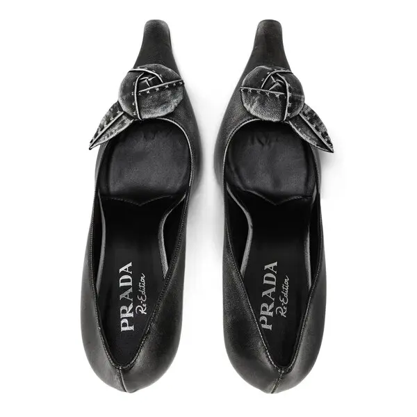 Prada Leather Pointed-toe Pumps