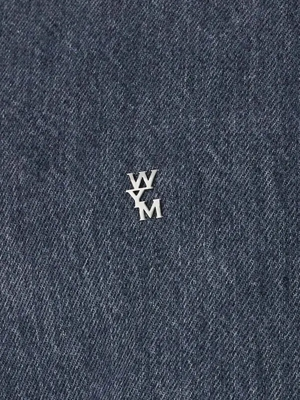 WOOYOUNGMI Graphic Back Denim Shirt