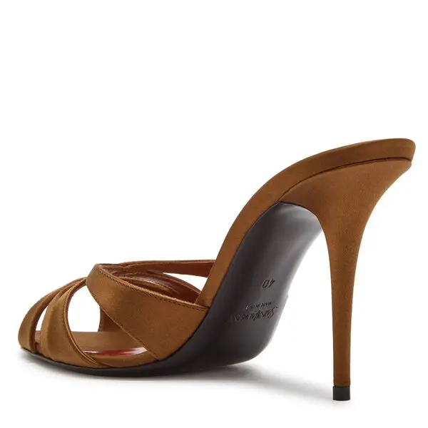 Saint Laurent Satin Mules
