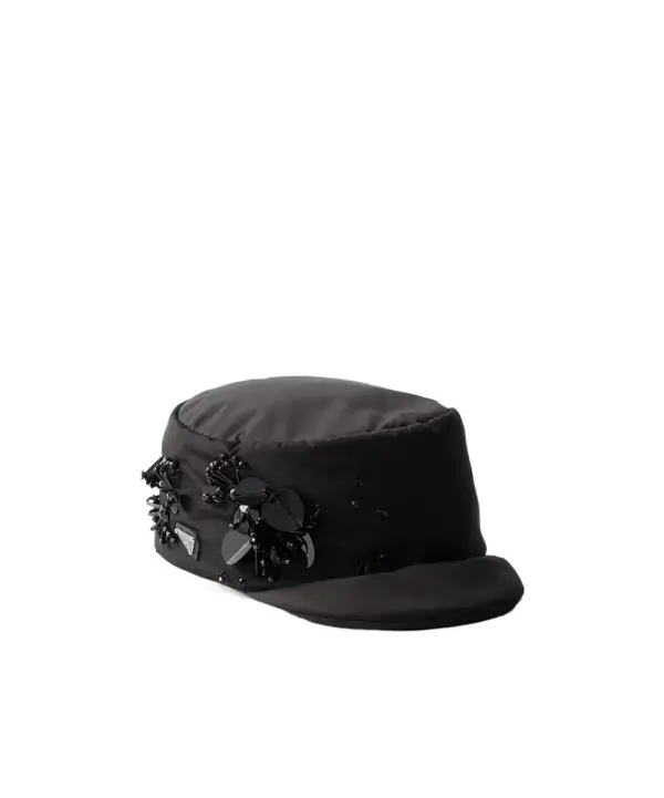 Prada Embroidered Re-nylon Cap