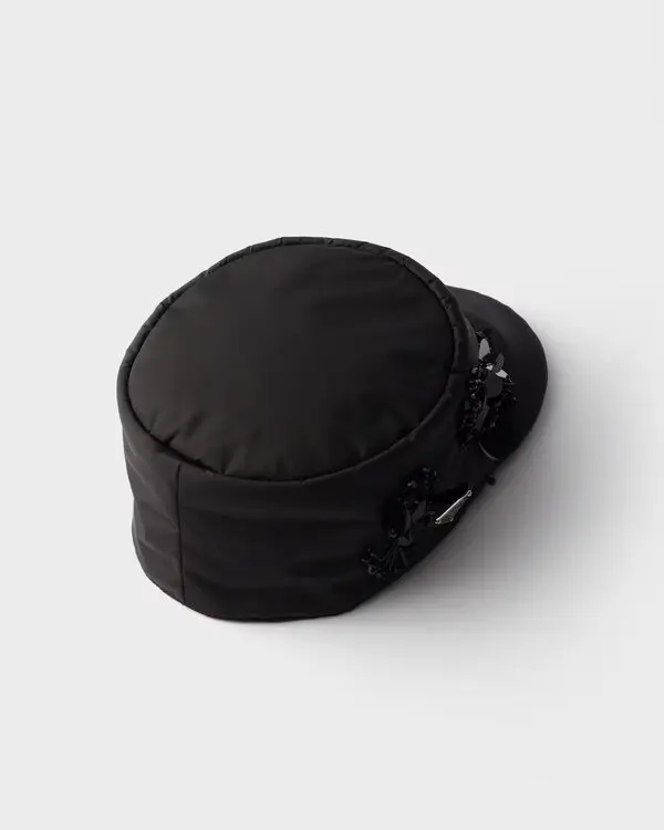 Prada Embroidered Re-nylon Cap