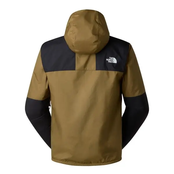 The North Face Khaki And Black Color Block Hooded Jacket