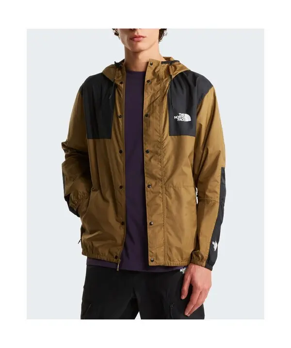 The North Face Khaki And Black Color Block Hooded Jacket