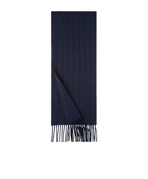 Loro Piana Barre Stripe Scarf - Black