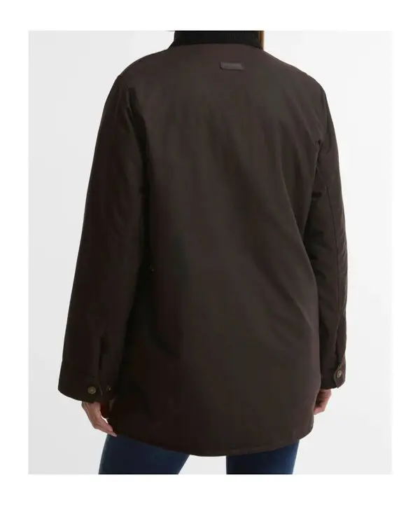 Barbour Modern Border Long-sleeved Waxed Coat