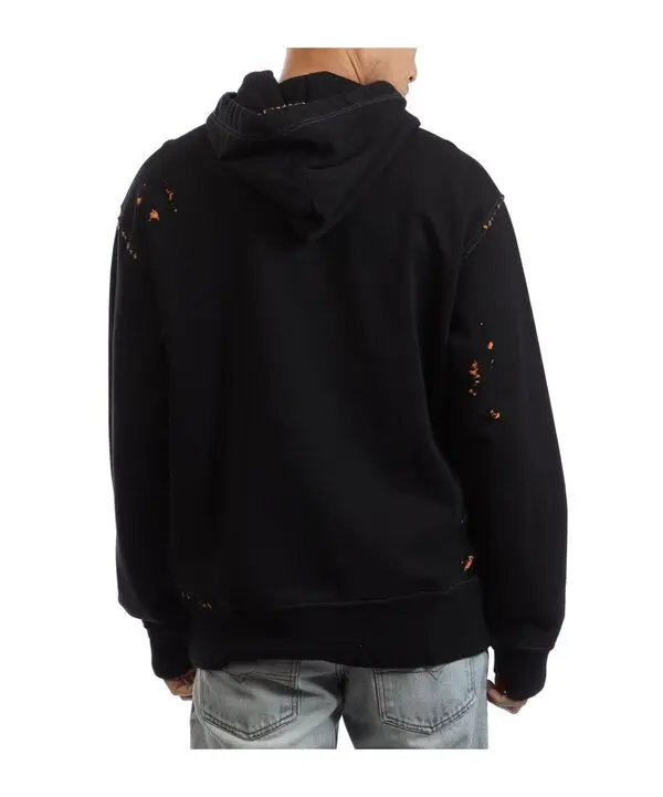 DIESEL® Distressed Embroidered Hoodie
