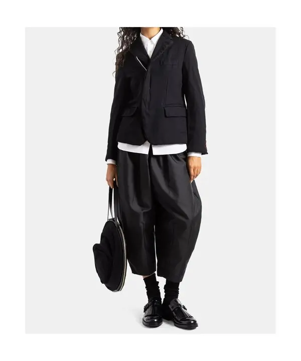 Comme Des Garçons Elasticated Waistband Tapered Trousers