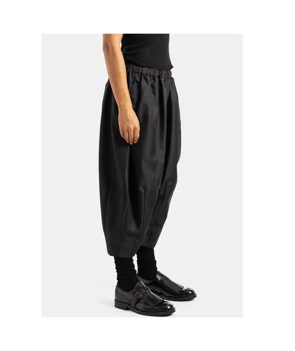Comme Des Garçons Elasticated Waistband Tapered Trousers