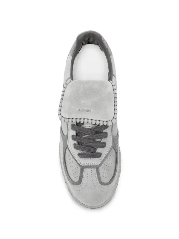 ALOHAS Foldover-tongue Leather Sneakers