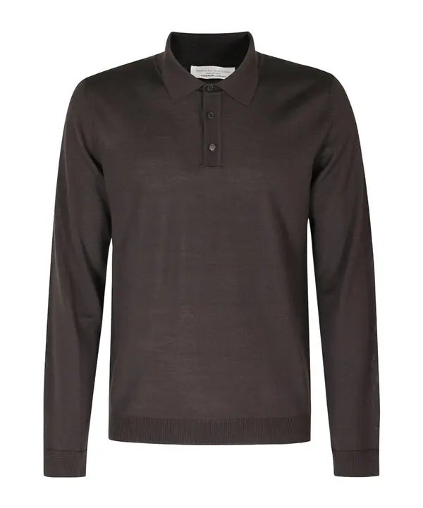 ROBERTO COLLINA Long-sleeve Polo Shirt