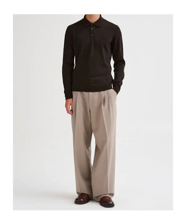 ROBERTO COLLINA Long-sleeve Polo Shirt