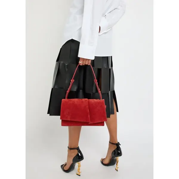 CHRISTIAN LOUBOUTIN Suede Shoulder Bag