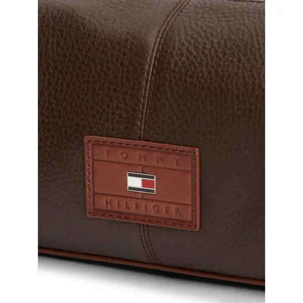 Tommy Hilfiger Pebbled Leather Barrel Bag