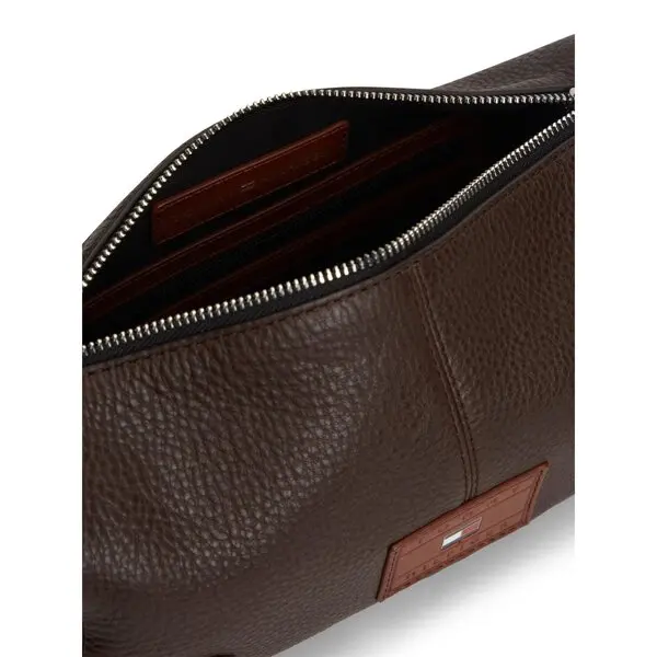 Tommy Hilfiger Pebbled Leather Barrel Bag