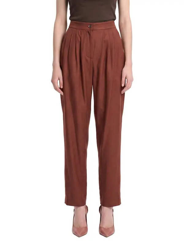 BLAZÉ MILANO Patea Pleated Straight-leg Trousers