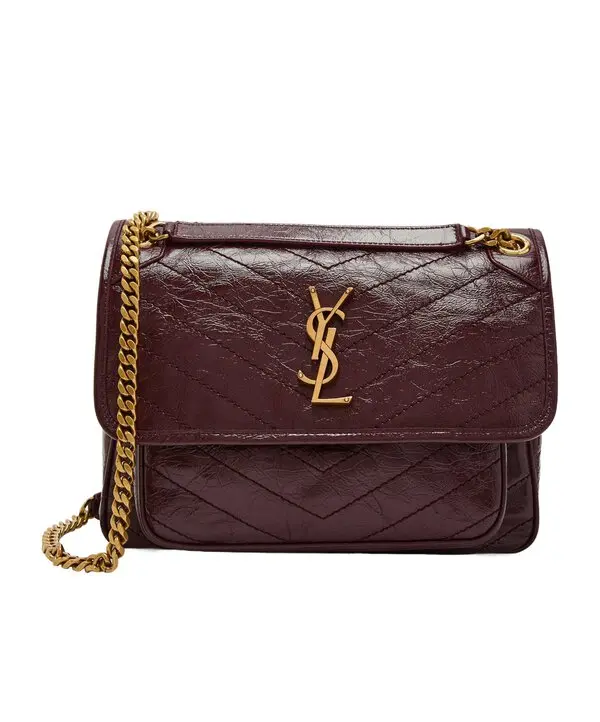 Saint Laurent Patent Leather Shoulder Bag
